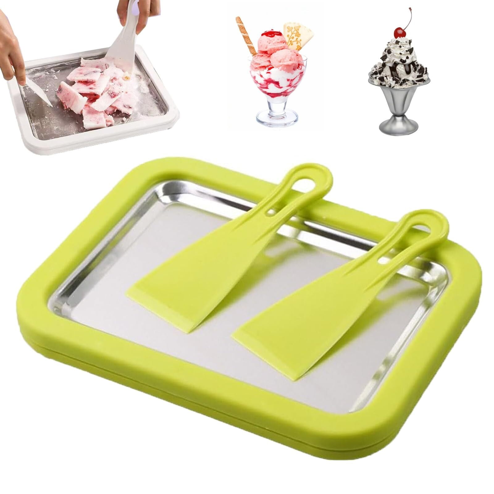 At-Home Rolled Ice Cream Maker Kit, Portable Rolled Ice Cream Maker ...