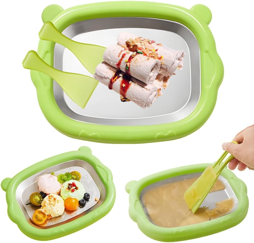 At-Home Rolled Ice Cream Maker Kit, Rolled Ice Cream Machine with 2 ...