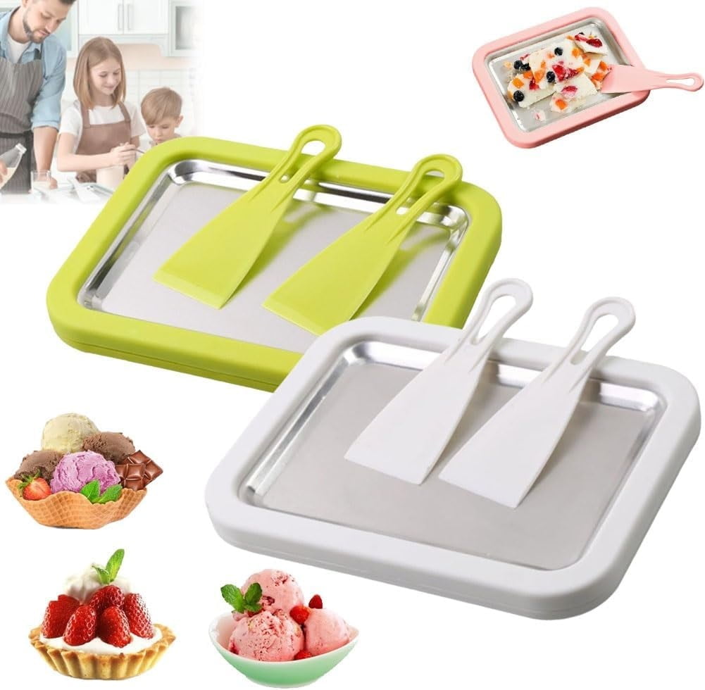 At-Home Rolled Ice Cream Maker, Portable Instant Rolled Icecream Maker ...