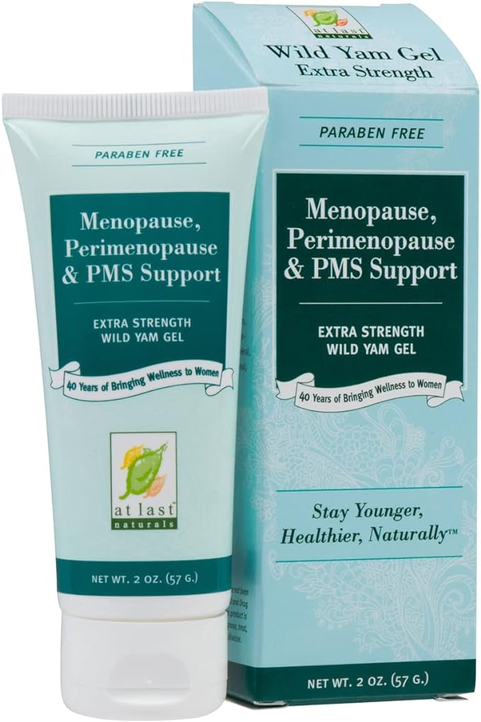 At Last Naturals Wild Yam Gel Extra Strength Menopause Relief