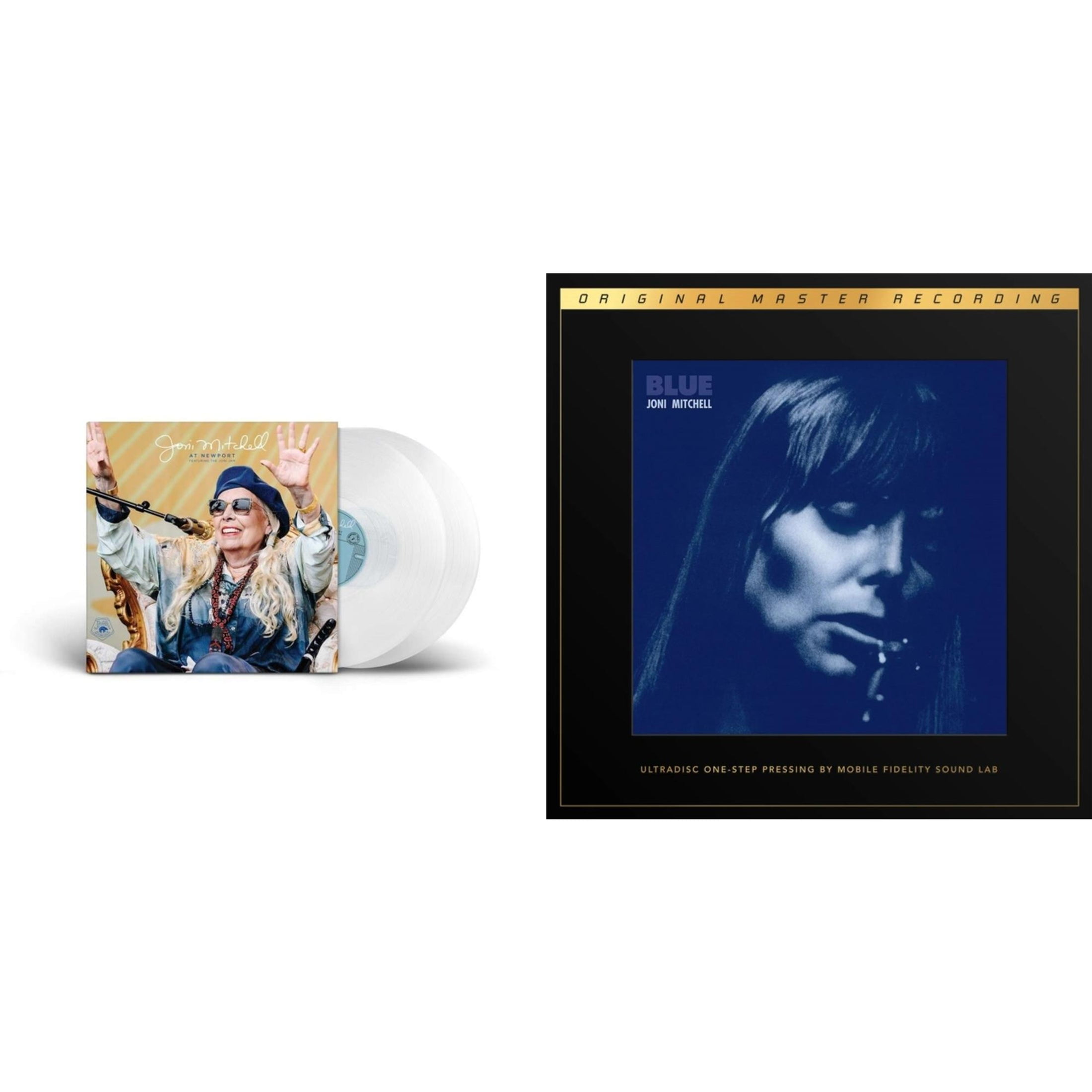 At Newport (2LP/Clear Vinyl) & Blue (2LP Box/180G/45RPM Supervinyl ...