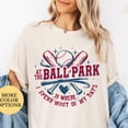 At The Ballpark Baseball ShirtRetro Baseball Mom GiftBaseball Season ...
