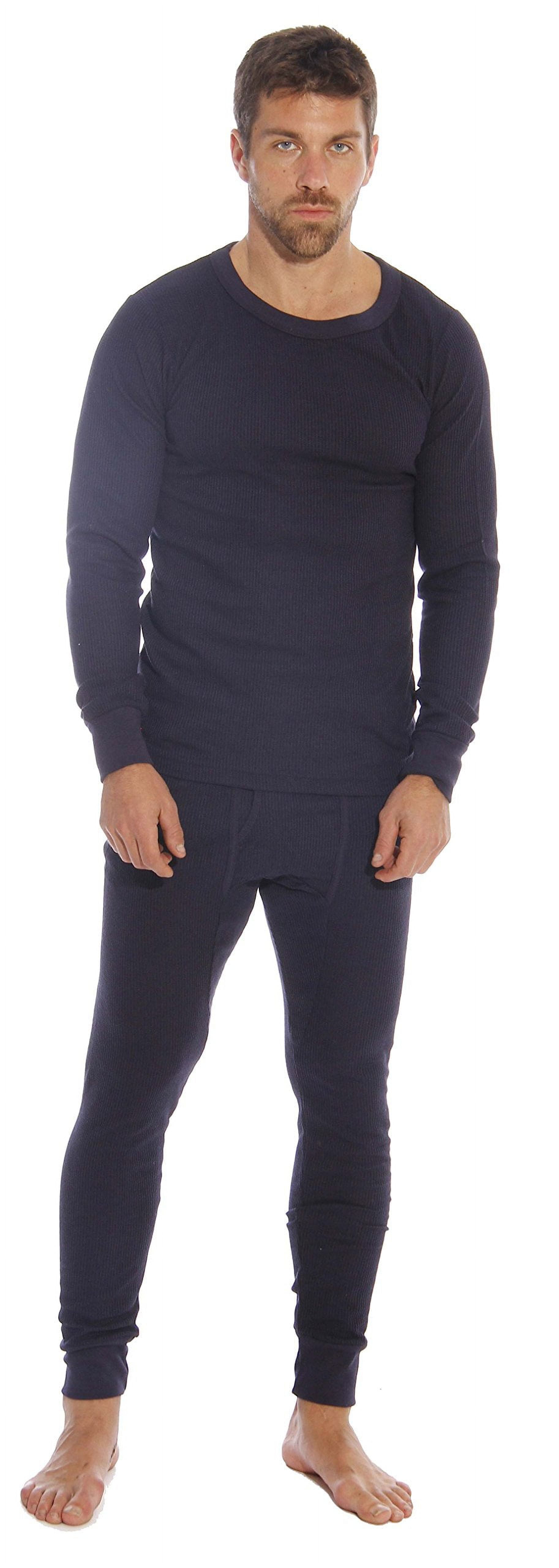 At The Buzzer Men's Thermal Underwear Set - Base Layer Long Johns for ...