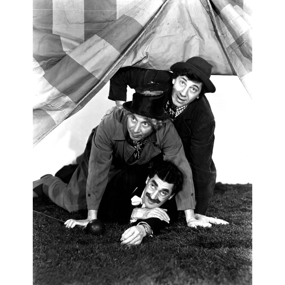 At The Circus The Marx Brothers (T-B: Chico Harpo Groucho) 1939 Photo ...