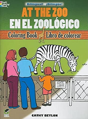 Pre-Owned At The Zoo Coloring Book/En el Zoologico Libro de Colorear ...