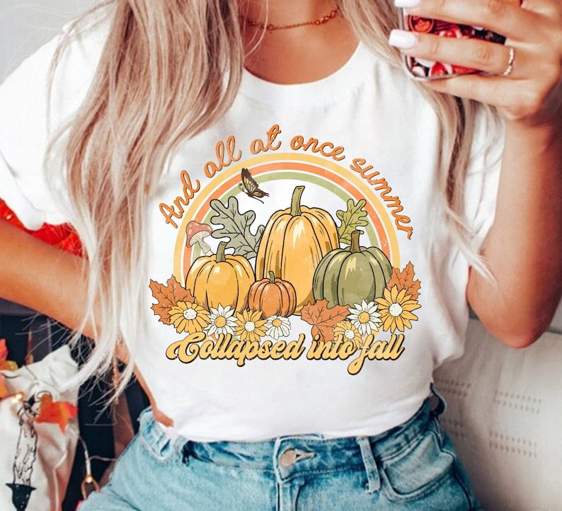 At once summer collapsed into fall Png,fall png,autumn png,trendy fall ...