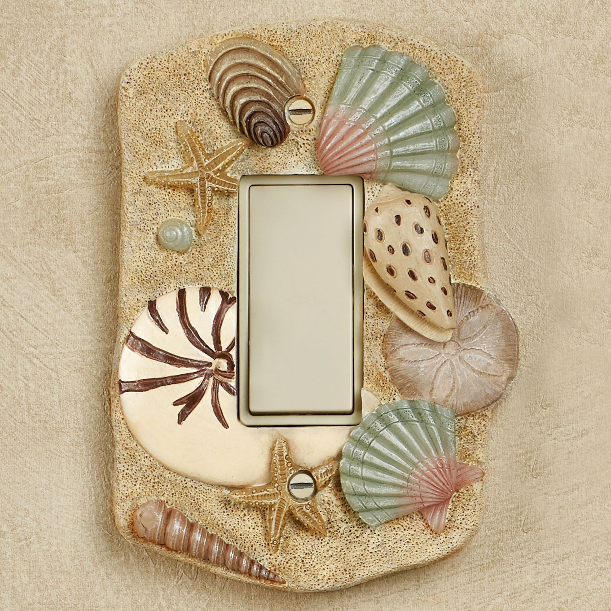 At the Beach Single Dimmer Rocker Switch Natural Single Dimmer/Rocker ...