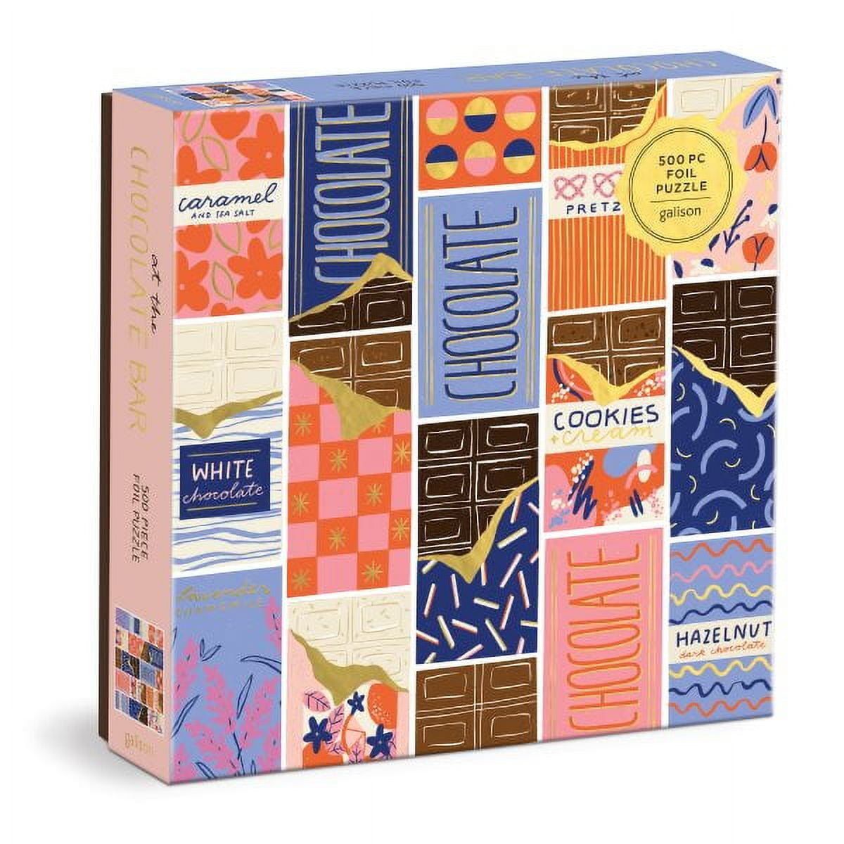 At the Chocolate Bar 500 Piece Foil Puzzle (Jigsaw) - Walmart Business ...