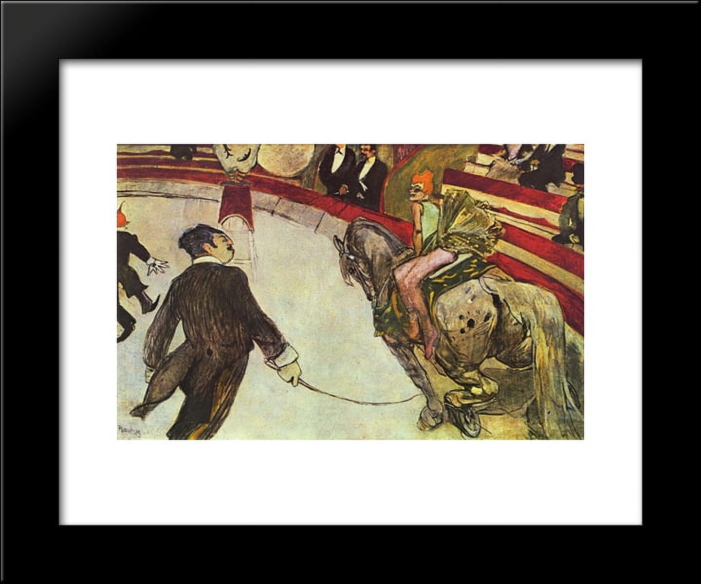 At the Circus Fernando, the rider 20x24 Framed Art Print by Henri de ...