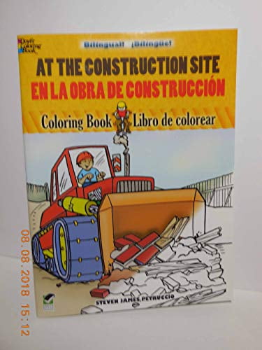 Pre-Owned At the Construction Site Coloring Book/En La Obra de ...