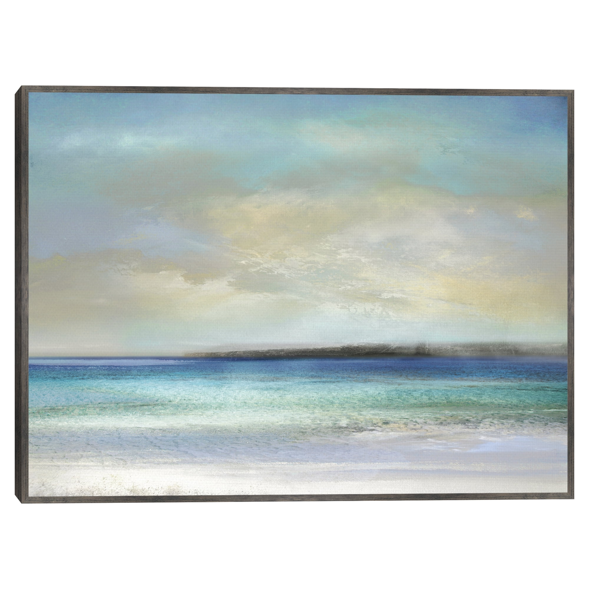 At the Shore by Jake Messina Framed Canvas Art Print - Walmart.com