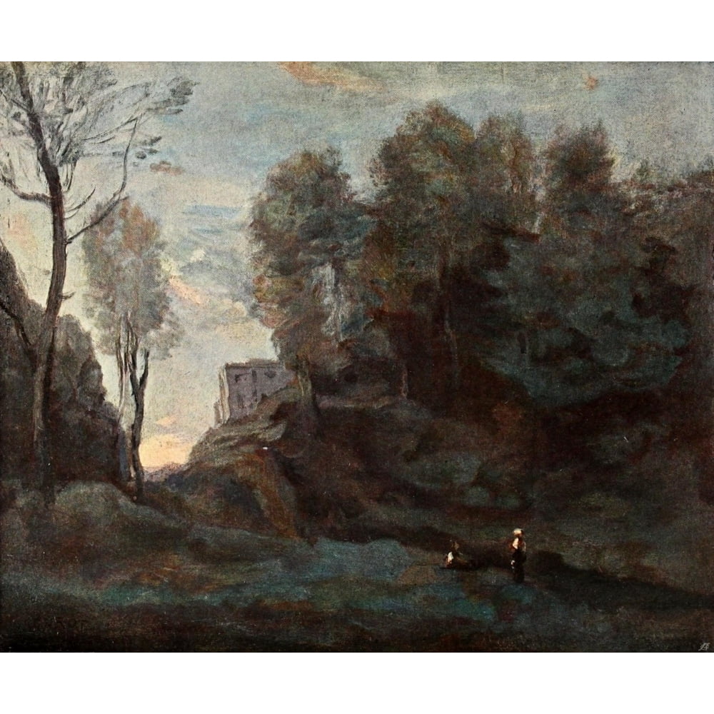 At the end of the valley Corot & Millet 1902 Poster Print by Jean ...