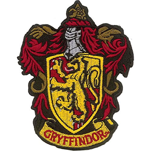 Ata-Boy Harry Potter Gryffindor Crest 3" Full Color Embroidery Iron-On ...