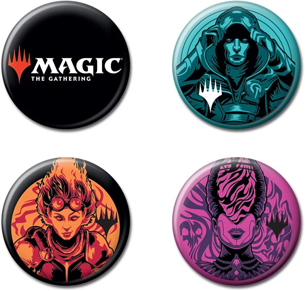 Ata-Boy Magic the Gathering Assortment #1 Set of 4 1.25" Collectible ...