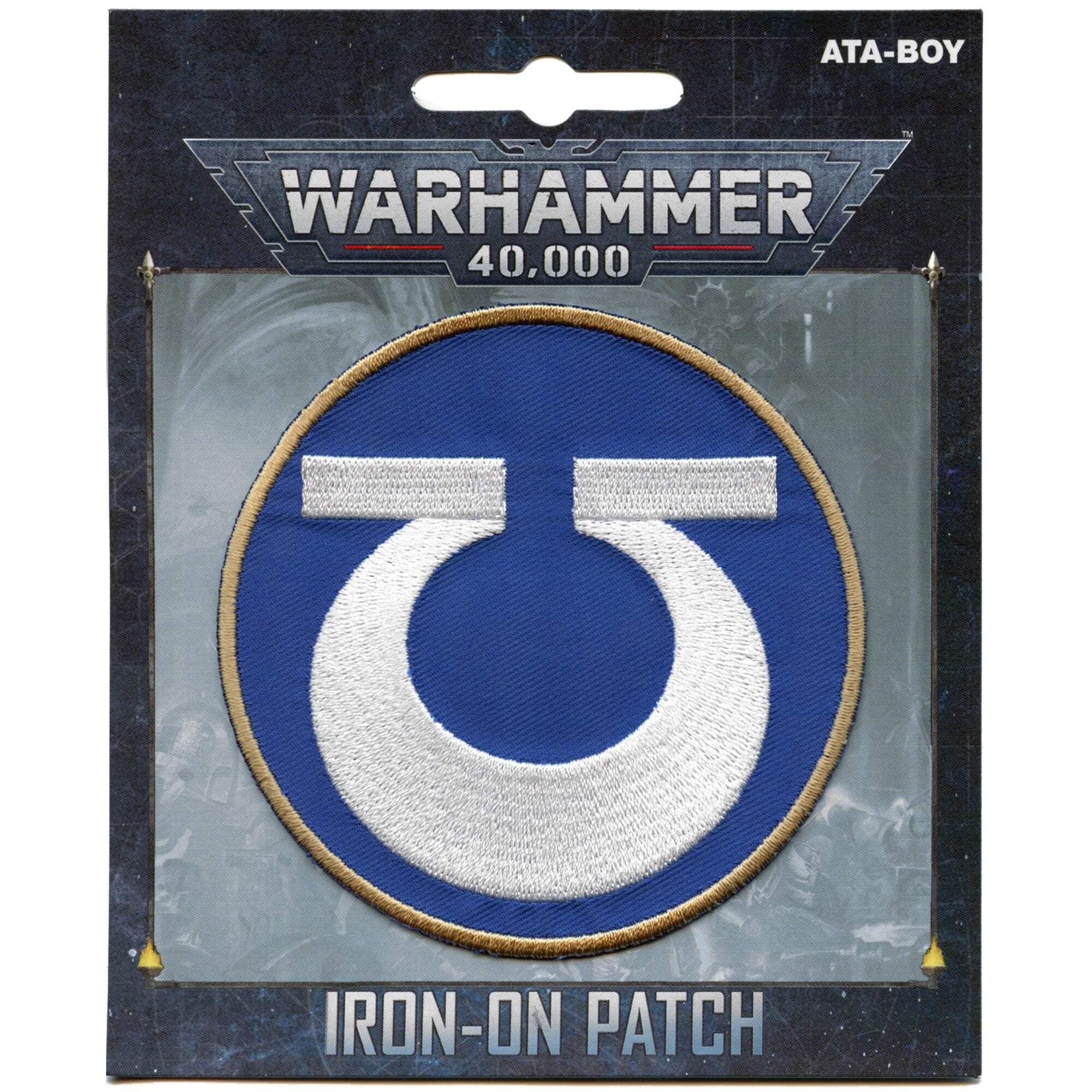 Ata-Boy Warhammer 40,000 Ultramarines Icon 3" Full Color Embroidery ...