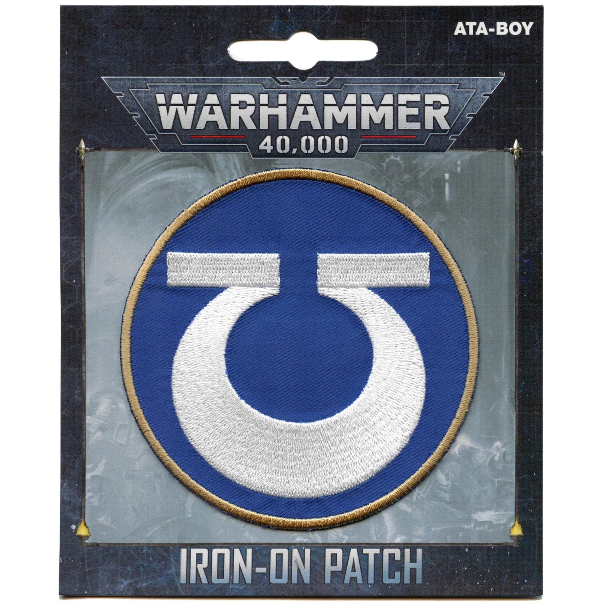 Ata-Boy Warhammer 40,000 Ultramarines Icon 3" Full Color Embroidery ...