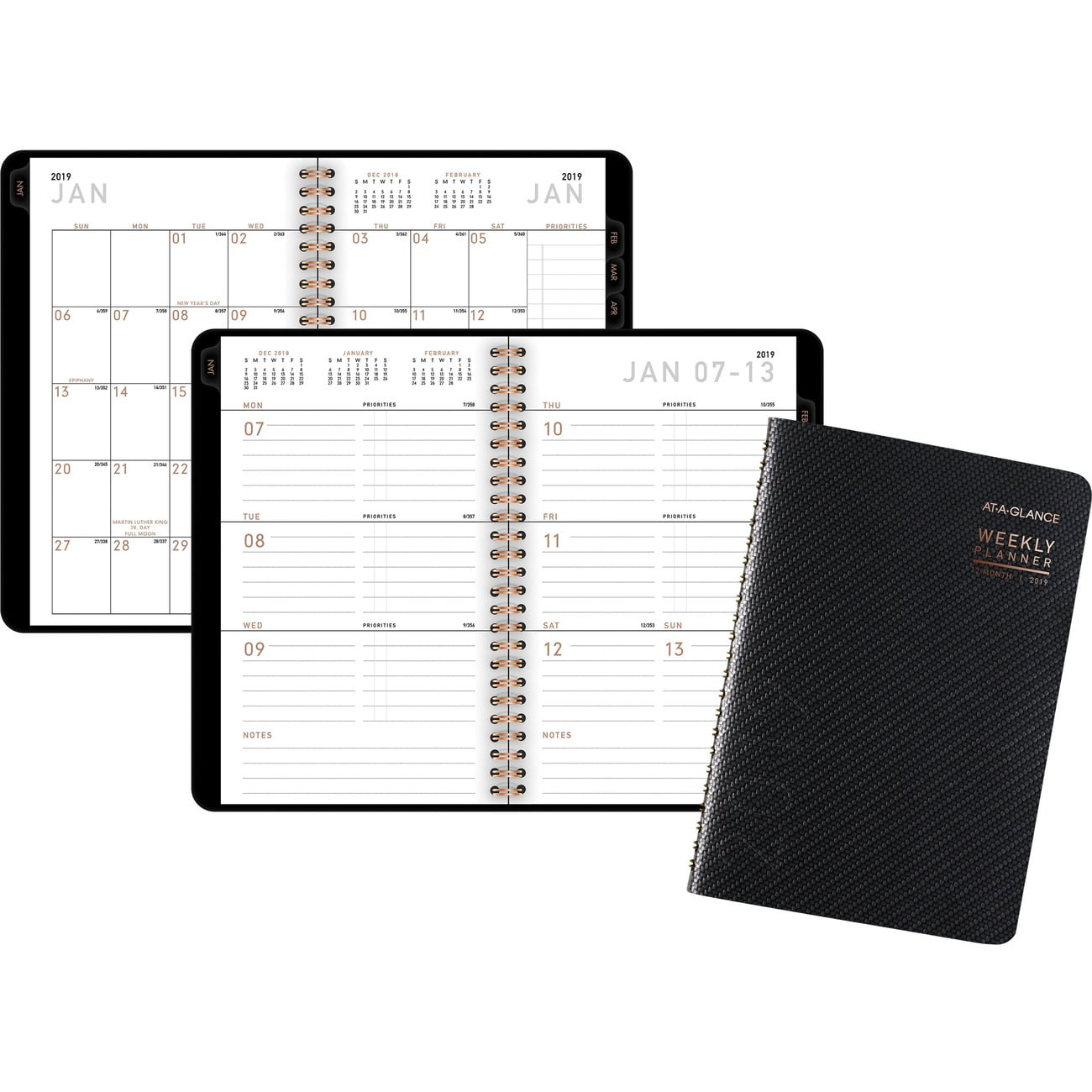 Ataglance AAG 8 x 4.875 in. 2020 Contemporary Weekly & Monthly Planner ...