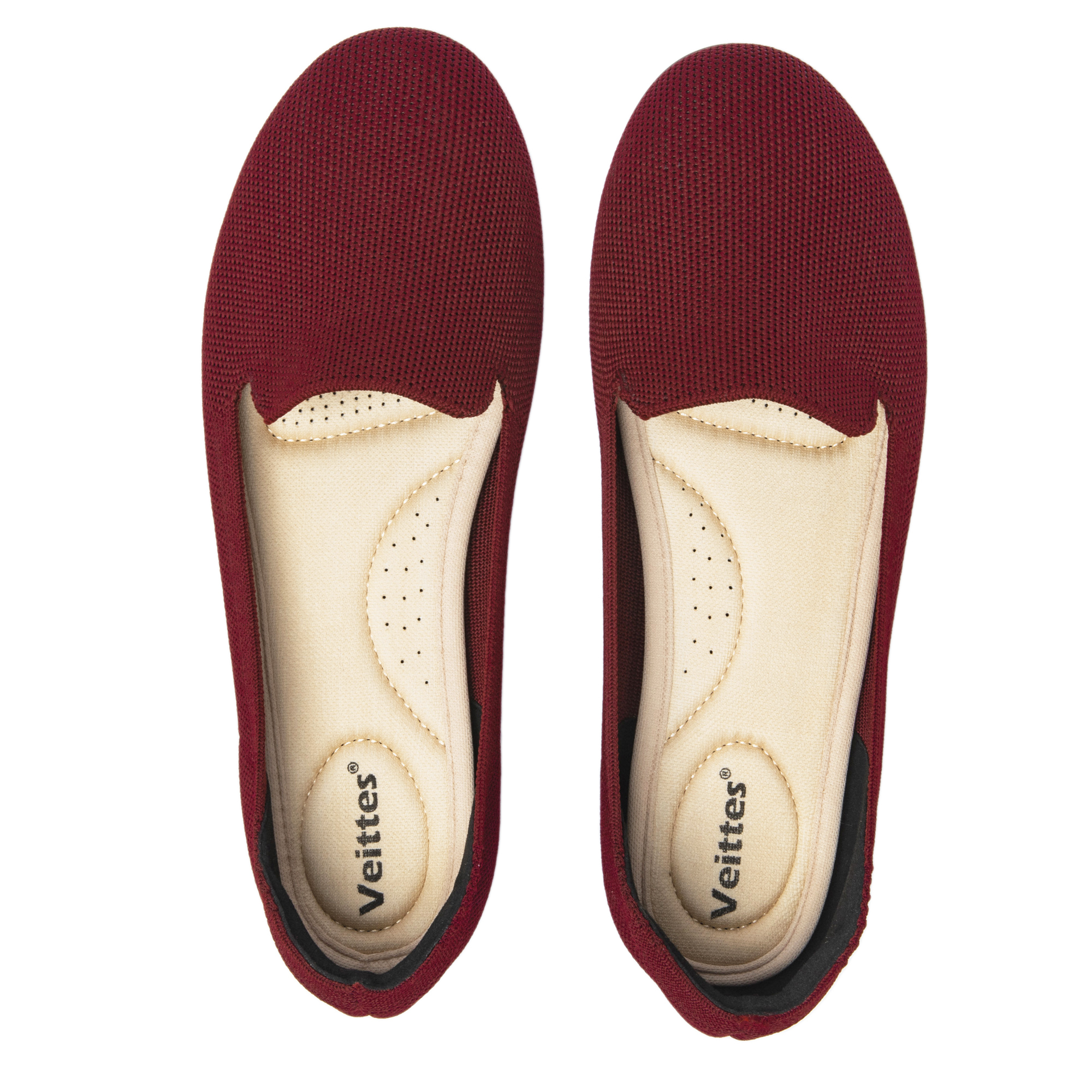 Time and Tru Women's Knit Ballet Flats, Sizes 6-11 - Walmart.com