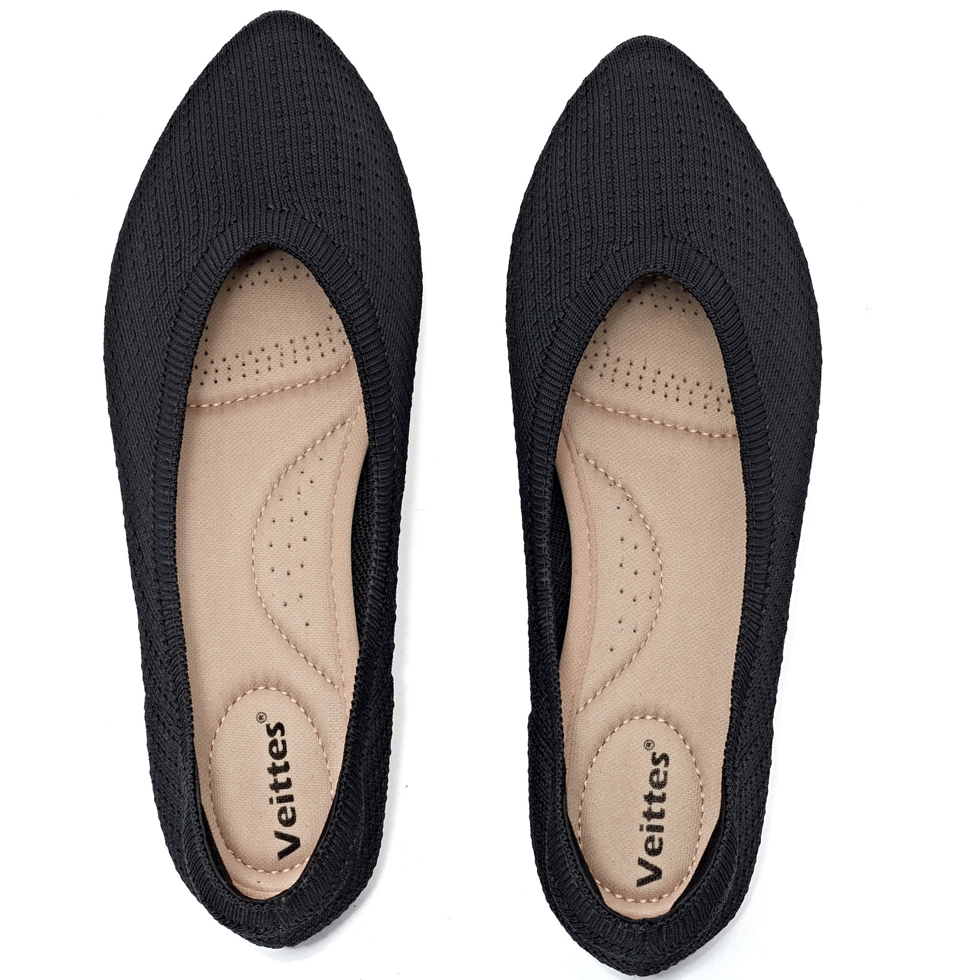 Ataiwee Women's Wide Width Flats Shoes - Casual Comfortable Breathable ...