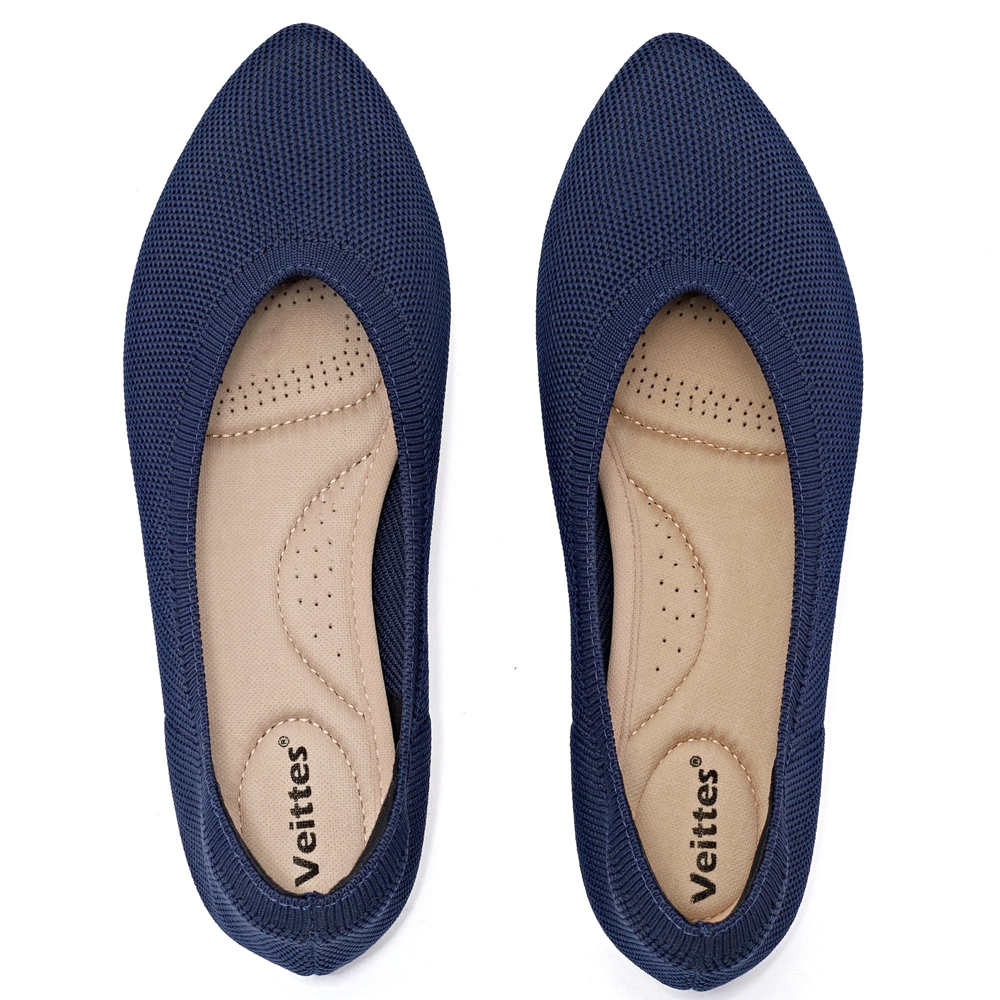 Ataiwee Women's Wide Width Flats Shoes - Casual Comfortable Breathable ...