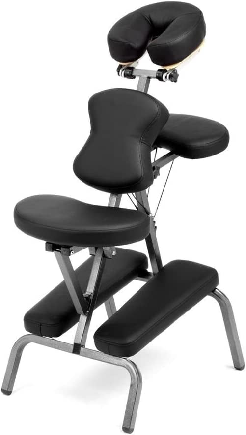 Ataraxia Deluxe Portable Folding Massage Chair w/Carry Case & Strap ...