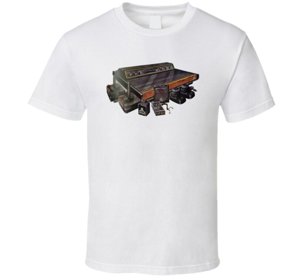 Atari 2600 Console Concept Drawing Retro Game T Shirt - Walmart.com