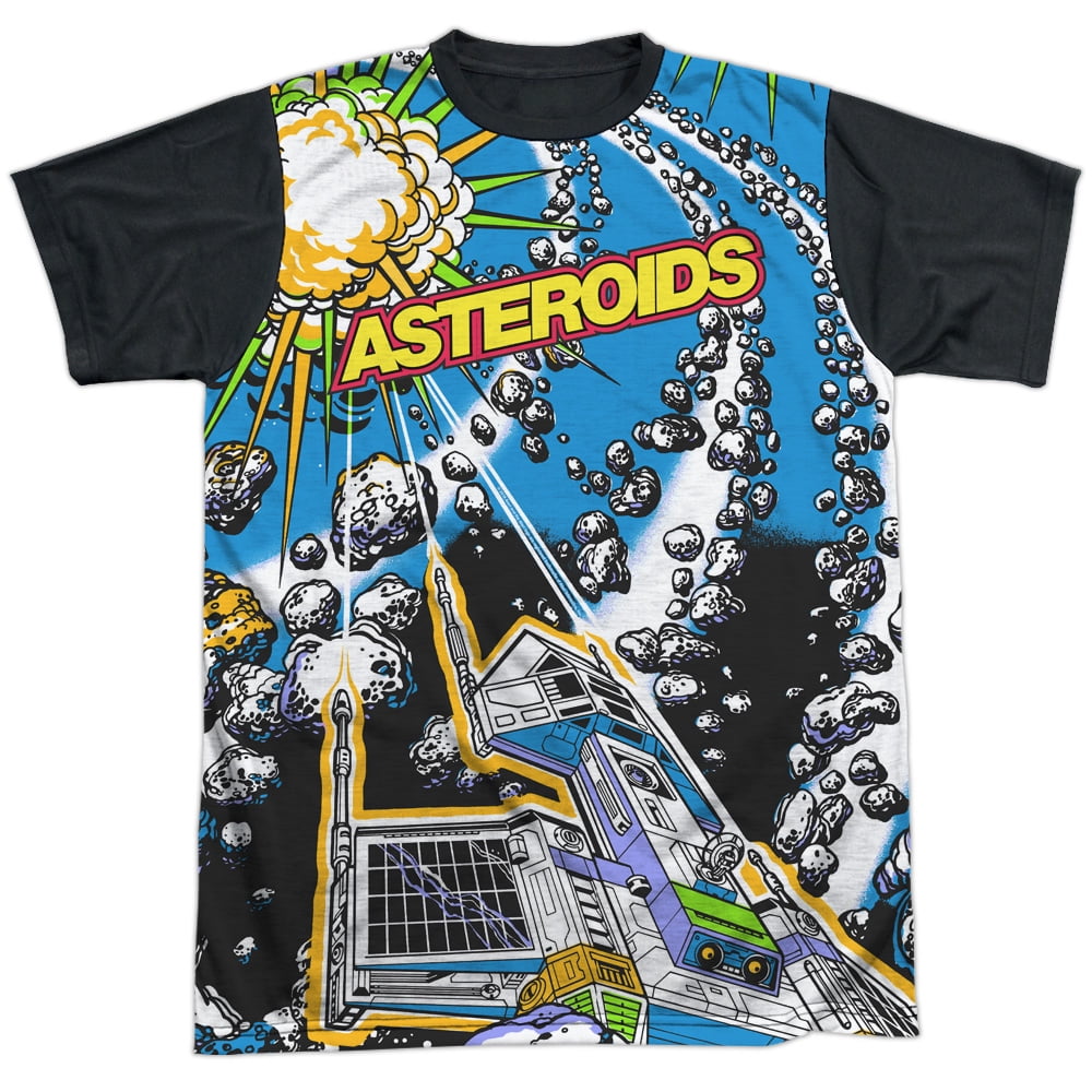 Atari Asteroids All Over Unisex Adult Halloween Costume Sublimated T ...