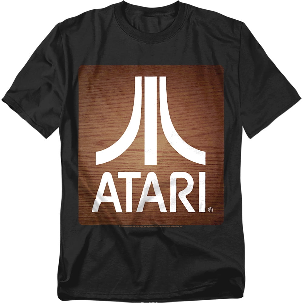 Atari T-Shirt Classic Wood Square Unisex Graphic Tee For Men & Women ...