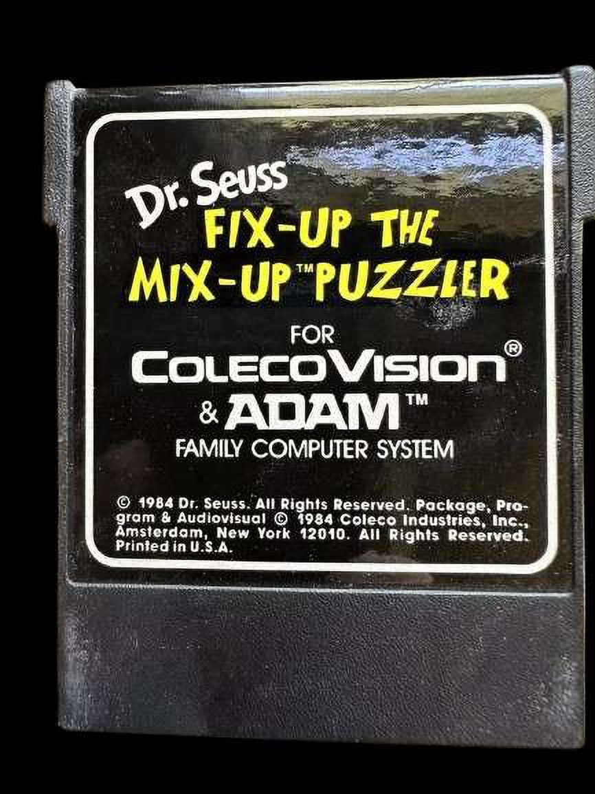 Atari Dr. Seuss Fix-up the Mix-up Puzzler Video Game (Cartridge Only ...