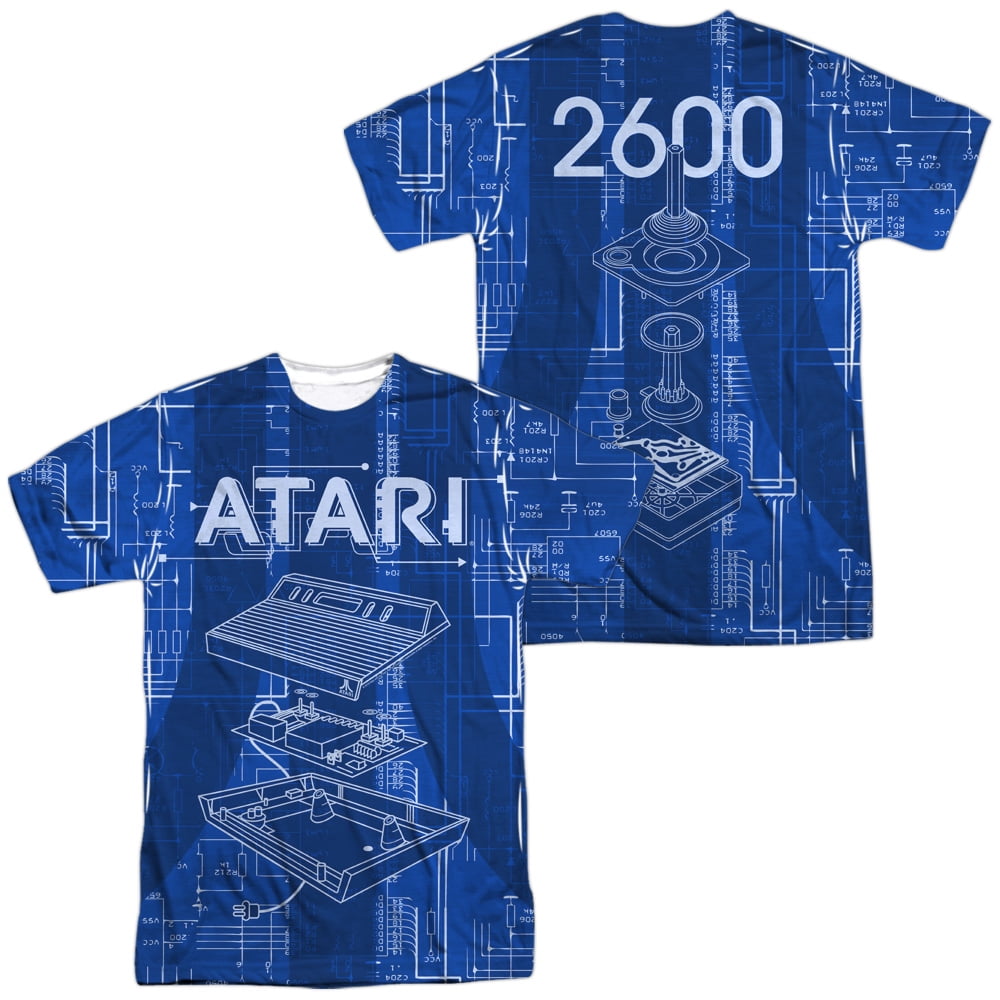 Atari Inside Out Unisex Adult Sublimated Costume T Shirt (Front/Back ...