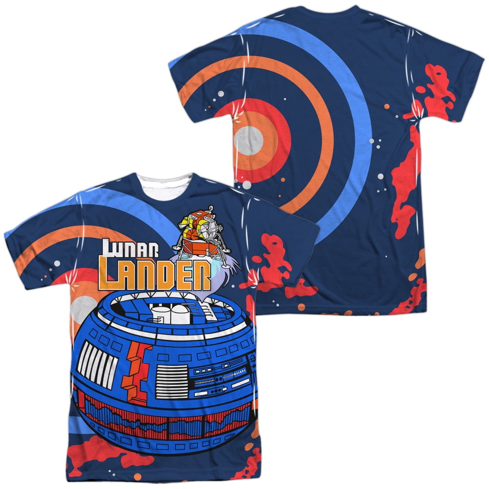 Atari Lunar Landing Unisex Adult Sublimated Costume T Shirt (Front/Back ...
