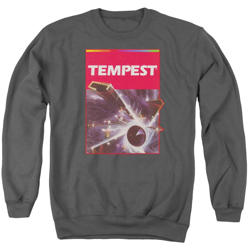 Atari Tempest Box Art Adult Crewneck Sweatshirt Charcoal - Walmart.com