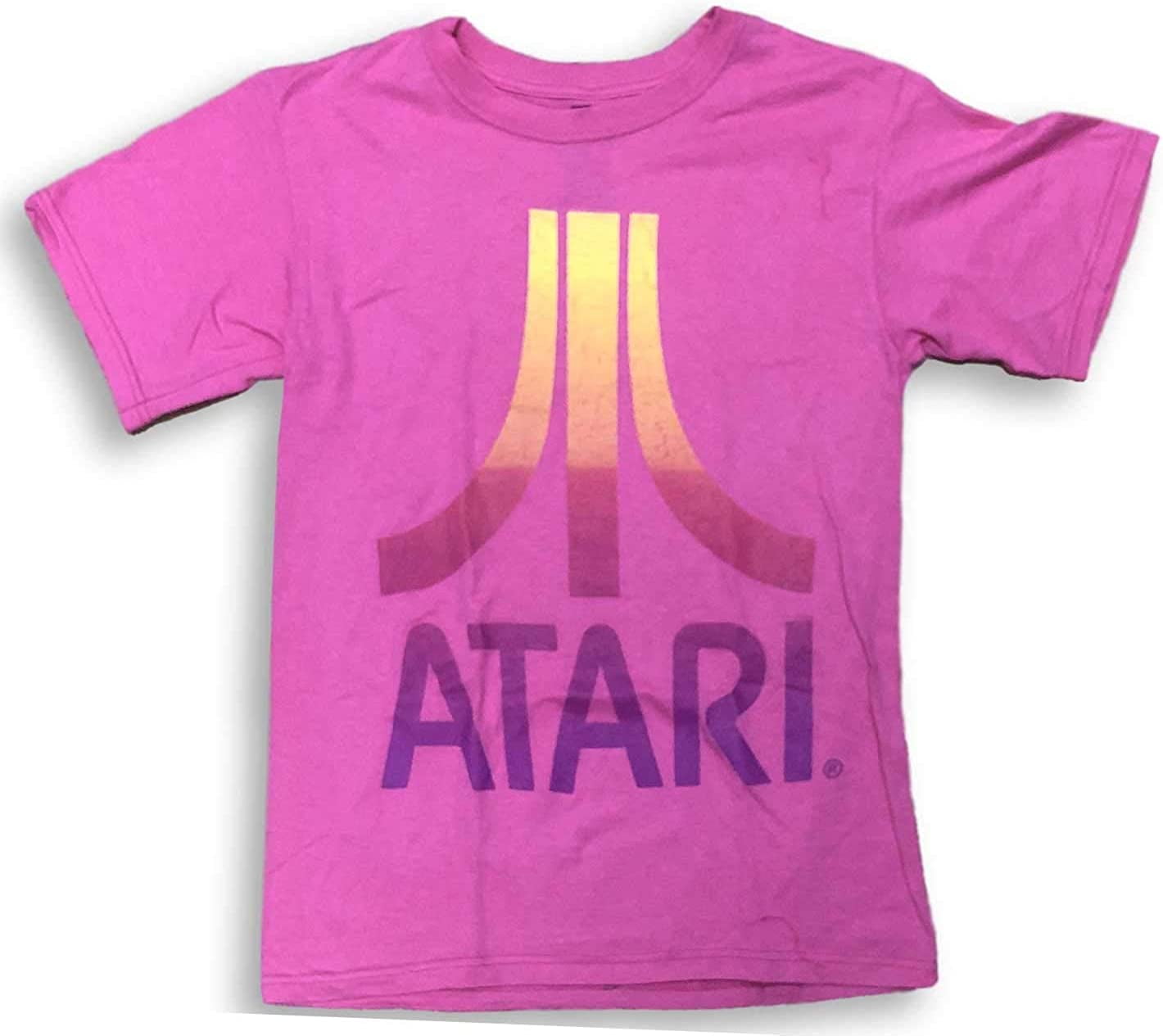 Atari Throwback Graphic Hot Pink Crew Neck Men's T-Shirt - Walmart.com