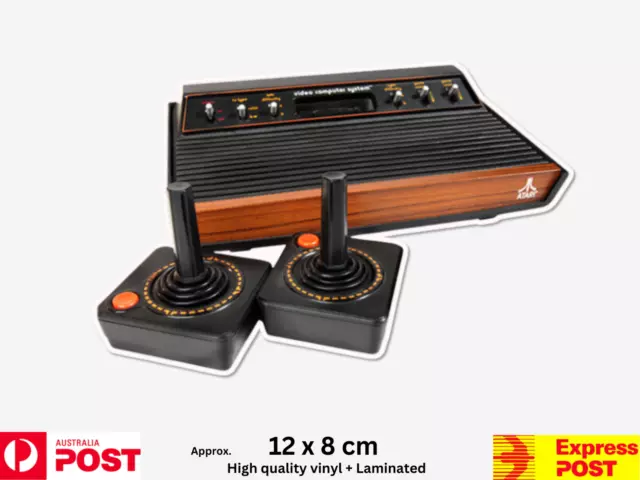 Atari Video Game Laptop Retro Sticker Phone Decal Water Bottle Stickers ...