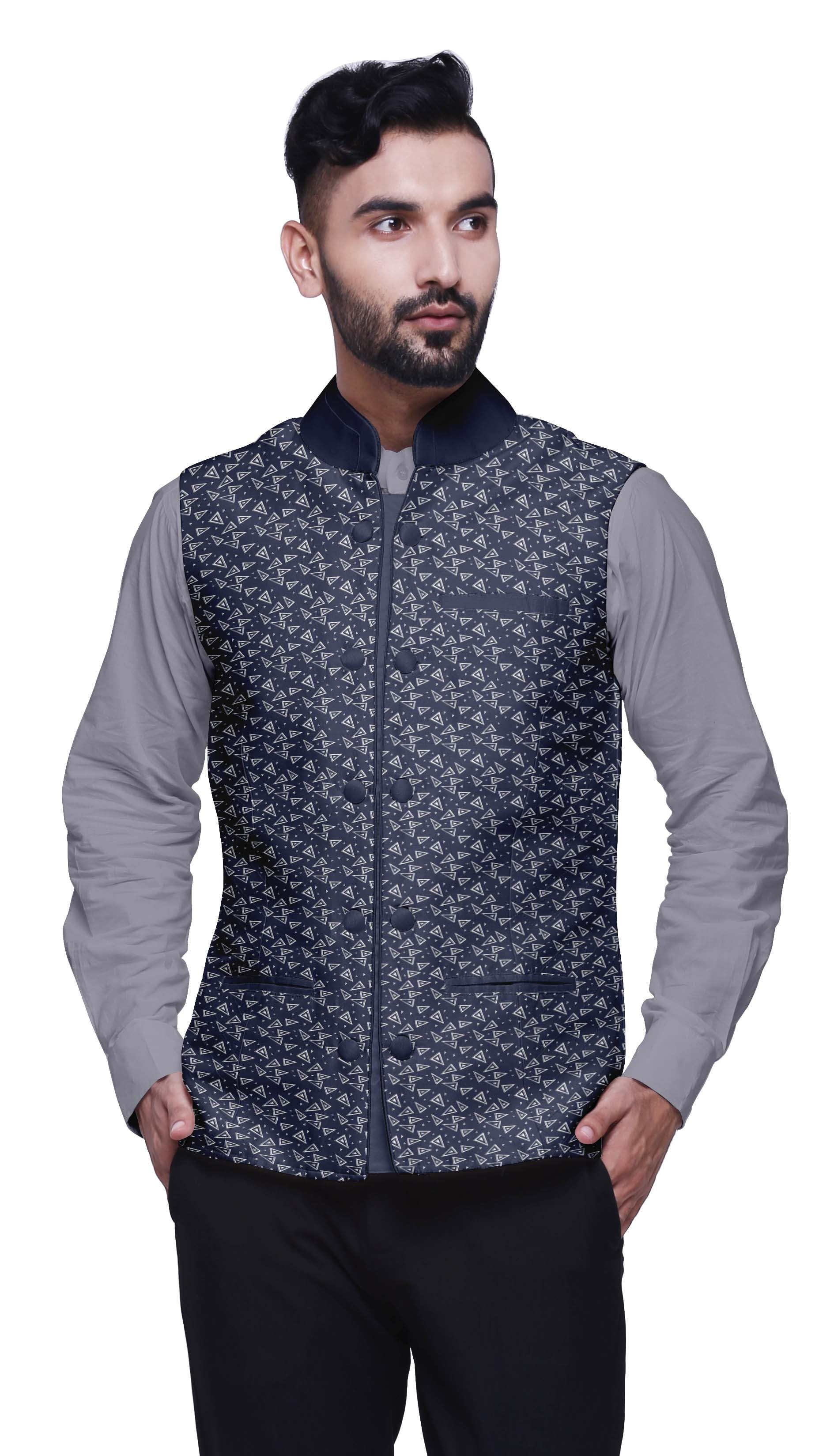 Atasi Party Wear Jacket For Men Printed Casual Coat Elegant Wedding ...