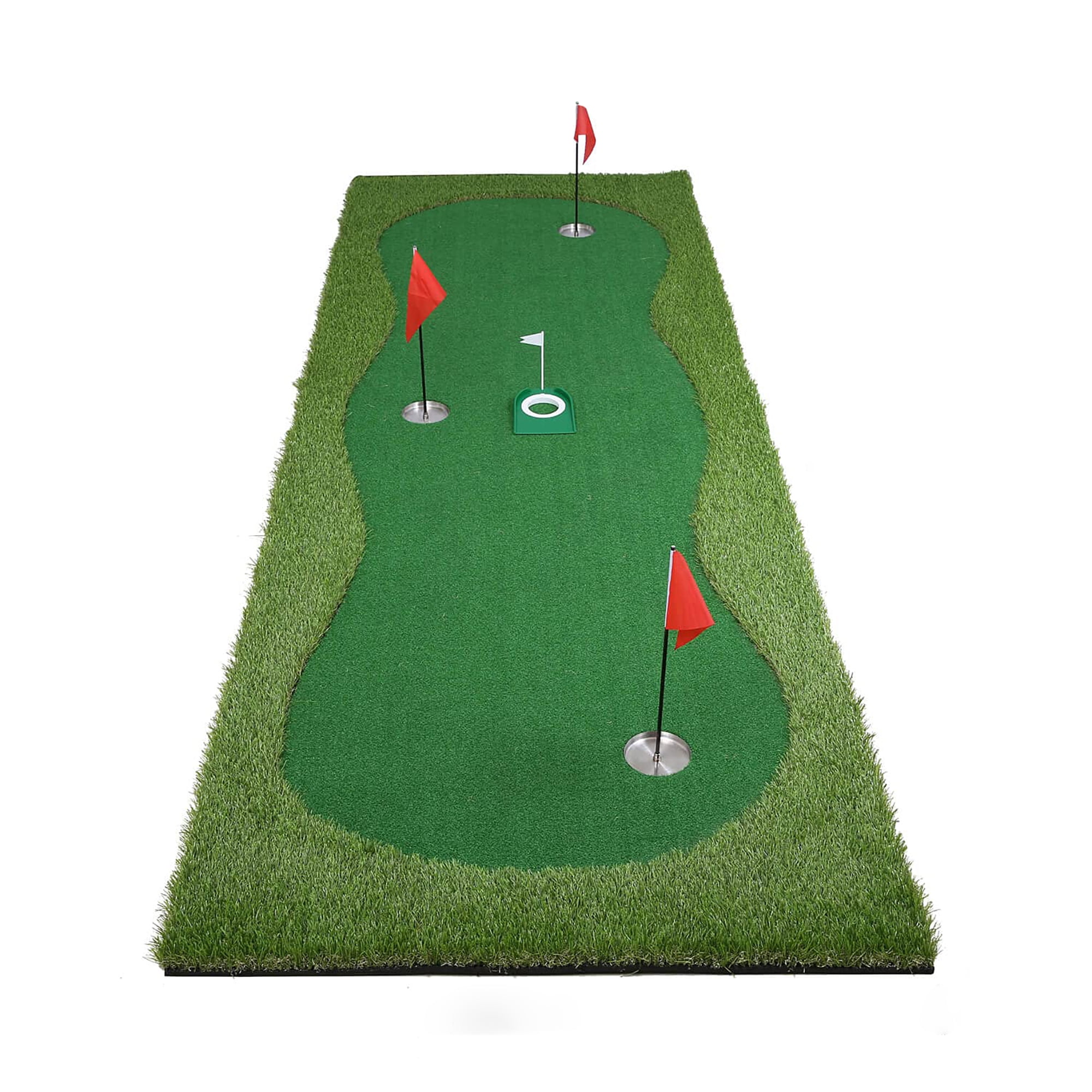 Ataucjin 10FT Golf Putting Mat With Undulations, Backyard Putting Green ...