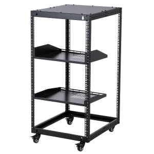 Ataucjin 10U Open Frame Server Rack, 23''-40'' Adjustable Depth, Open ...