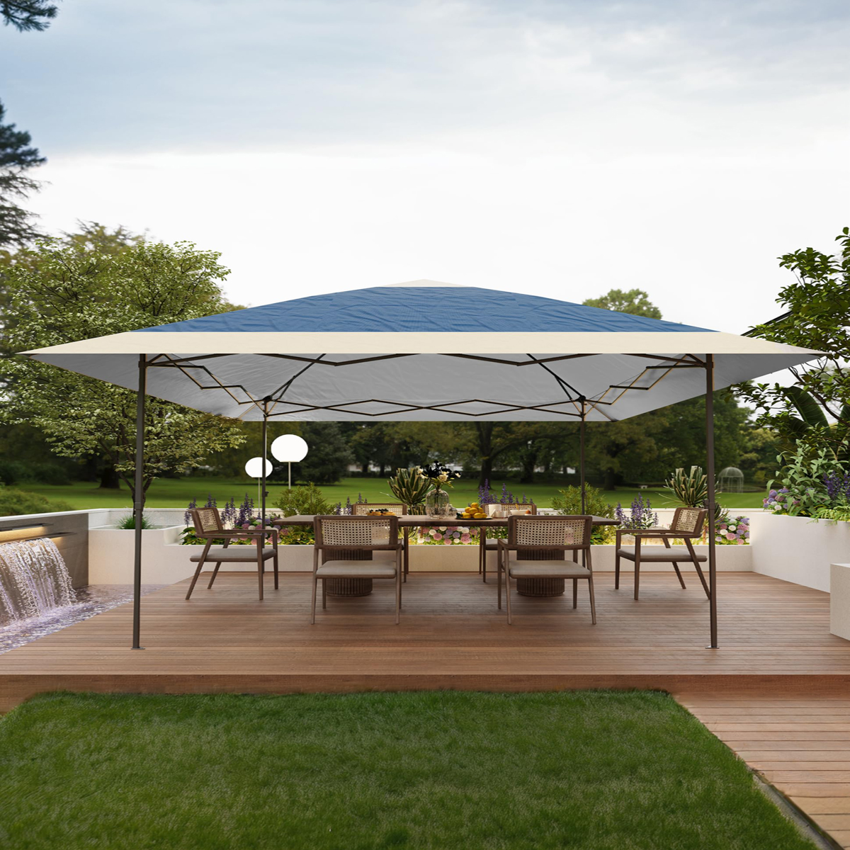 Ataucjin 12x12FT Outdoor Pop Up Canopy Tent Portable Gazebo Shelter ...