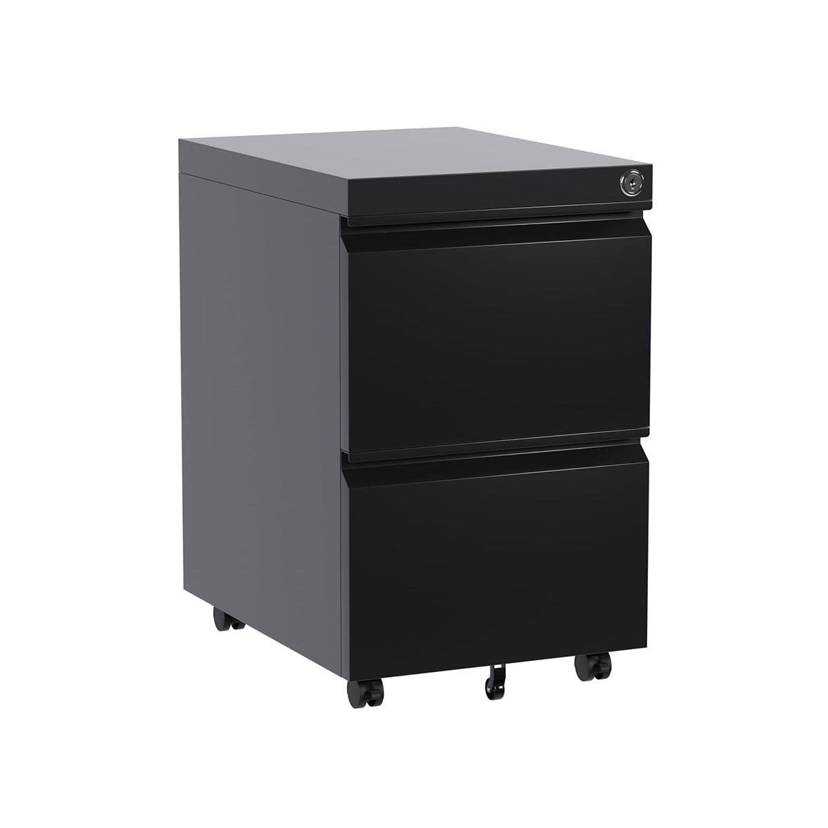 Ataucjin 2-Drawer File Cabinet On Wheels, Under Desk Metal Rolling ...