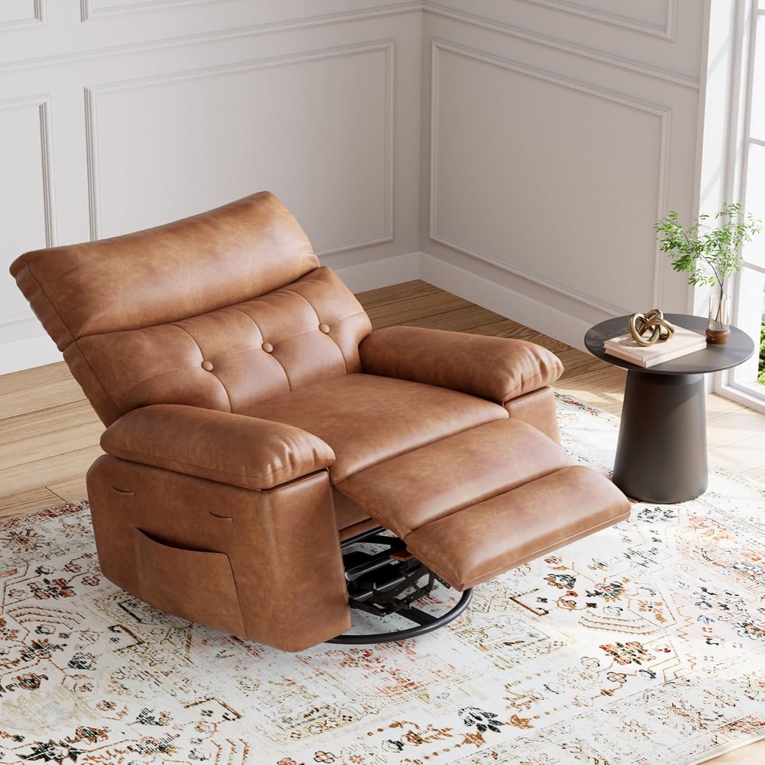 Ataucjin 27'' Oversized Rocker Recliner Chair, Lazy Boy Recliner Chair ...