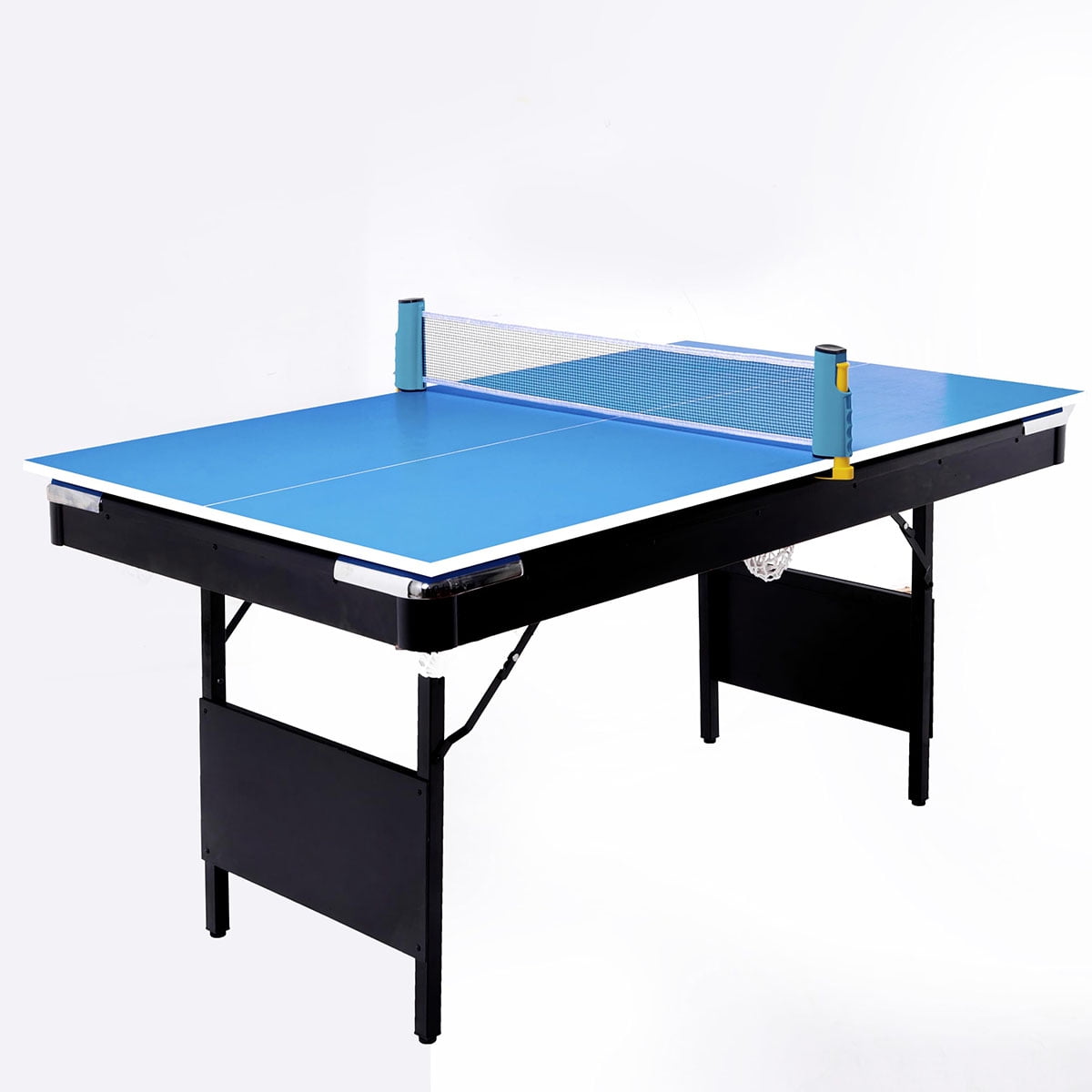 Ataucjin 5.5FT/6FT/7FT Billiards Table, Portable Pool Table with Easy ...