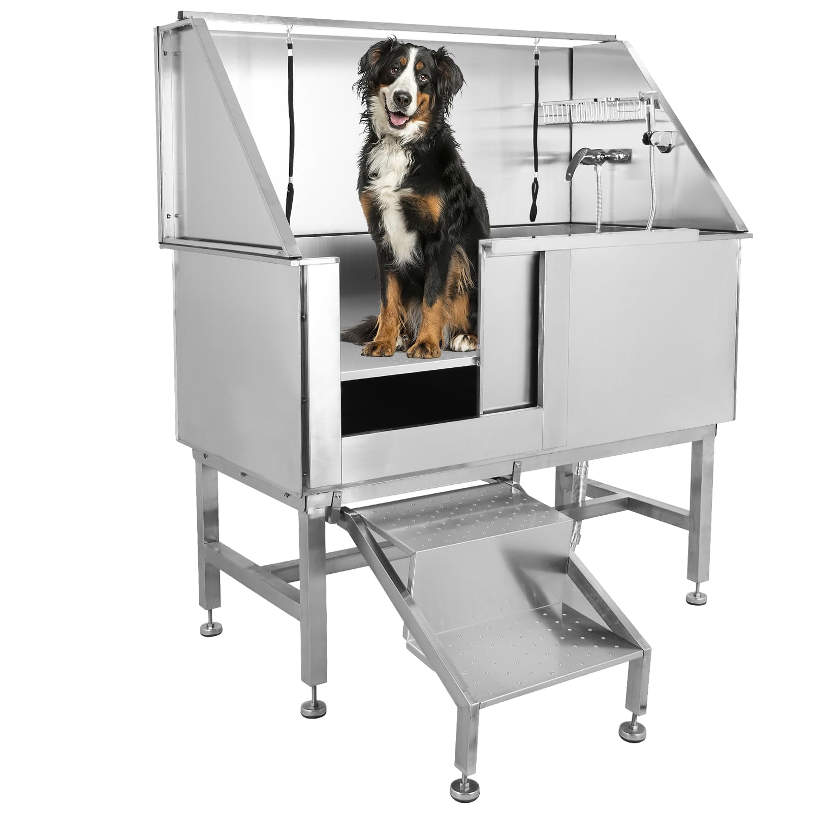 Ataucjin 50" Dog Bathing Station For Large Dogs,Stainless Steel Pet ...