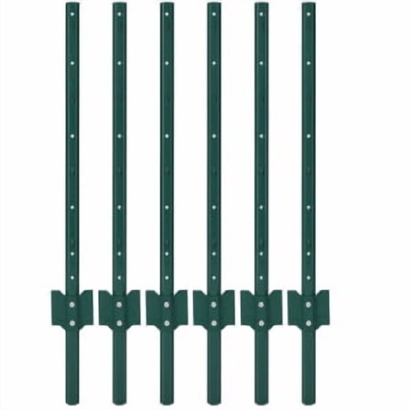 Durable Steel Fence Posts for Yard and Farm Fencing | Walmart