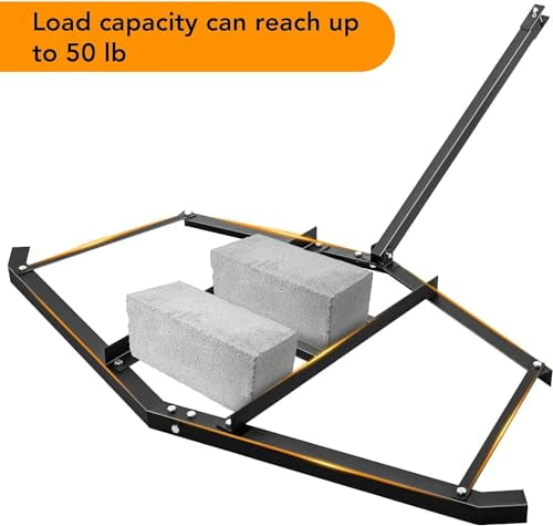 Ataucjin 60 Inch Driveway Drag Grader Harrow with 2 Adjustable Bars ...