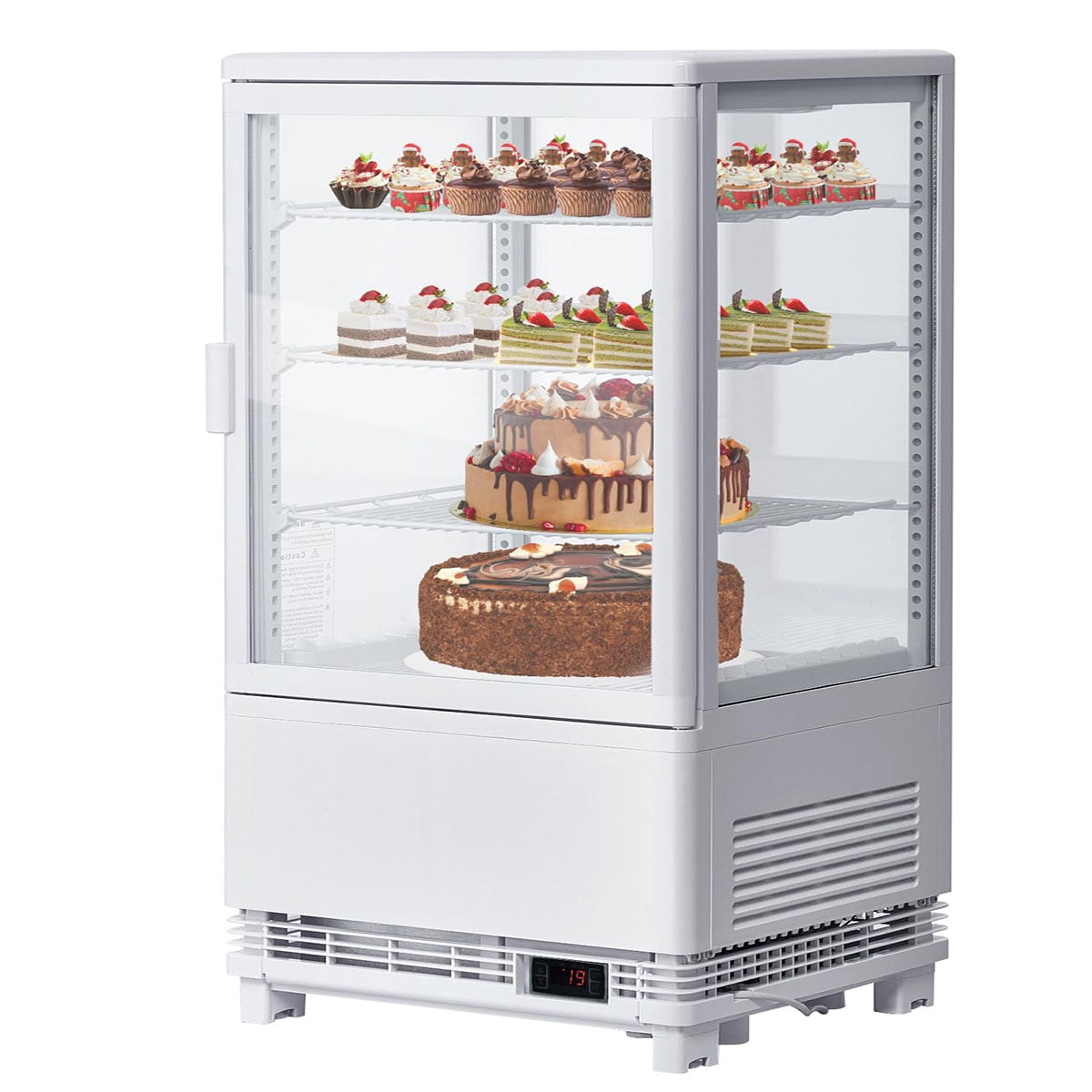 Ataucjin Commercial Display Refrigerator,2.8 Cu Ft Countertop Pastry ...