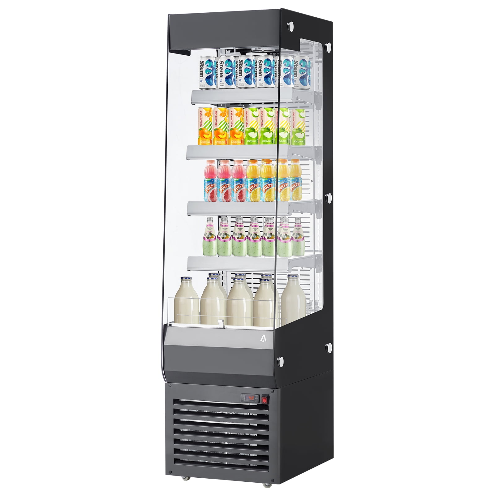 Ataucjin Commercial Refrigerator,Display Fridge Upright Beverage Cooler ...