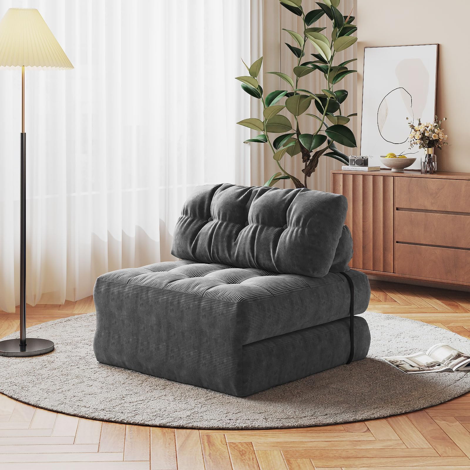 Ataucjin Folding Sofa Bed,Convertible Sleeper Chair with Pillow ...