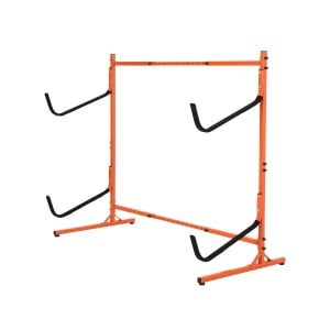KFFKFF 2-Capacity Kayak Storage Rack Freestanding Kayak Stands Outdoor ...