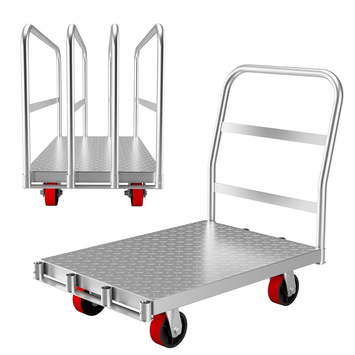 Ataucjin Heavy Duty Steel Panel Cart Dolly, 2000 Lbs Capacity Drywall ...