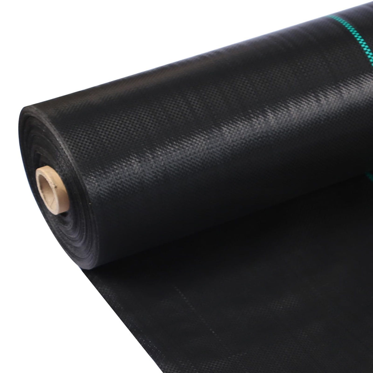 Ataucjin Heavy Duty Weed Barrier Fabric,2.4oz Woven Landscape Fabric ...